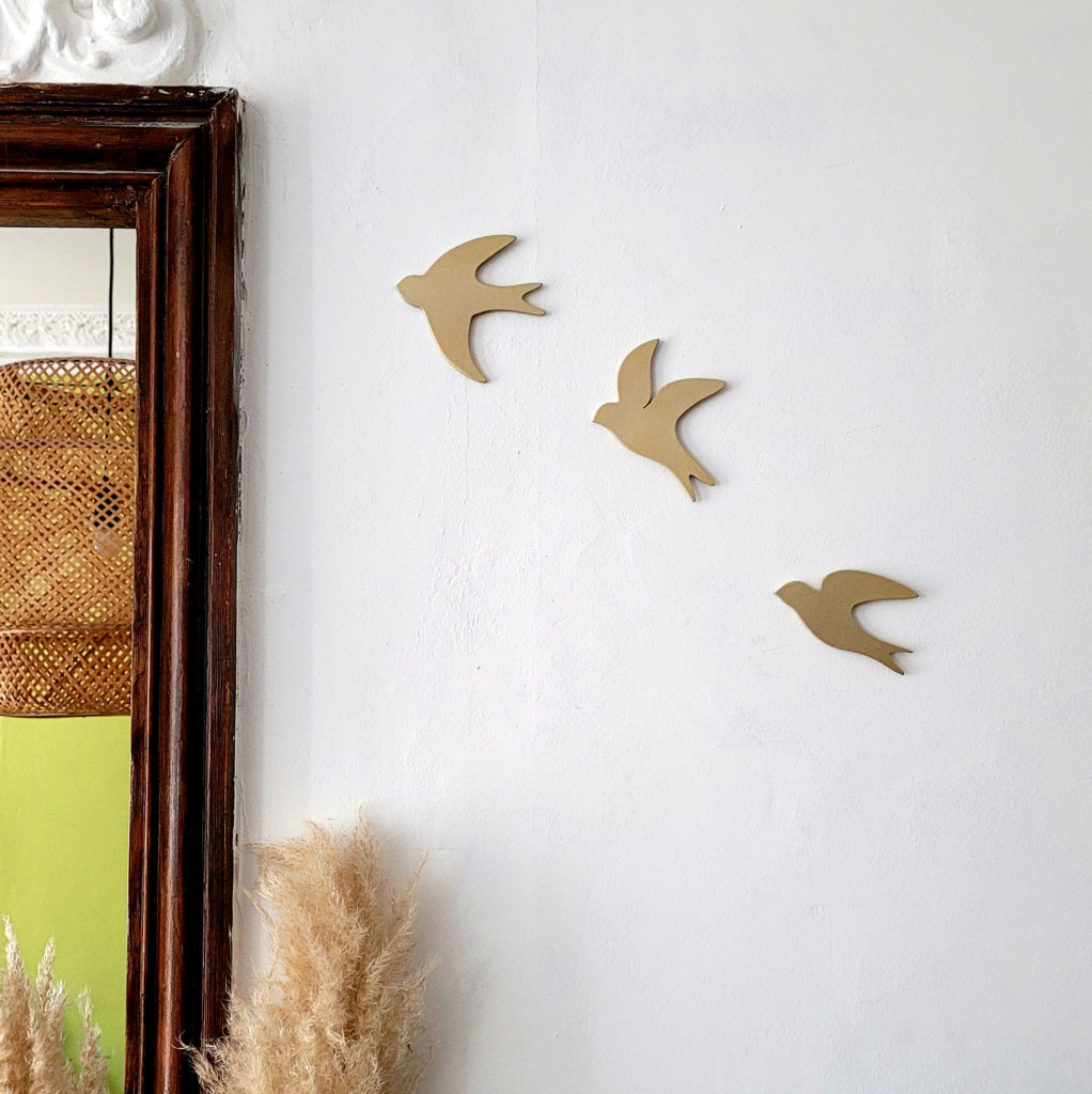 Hirondelles dorées – L'atelier Lipopette